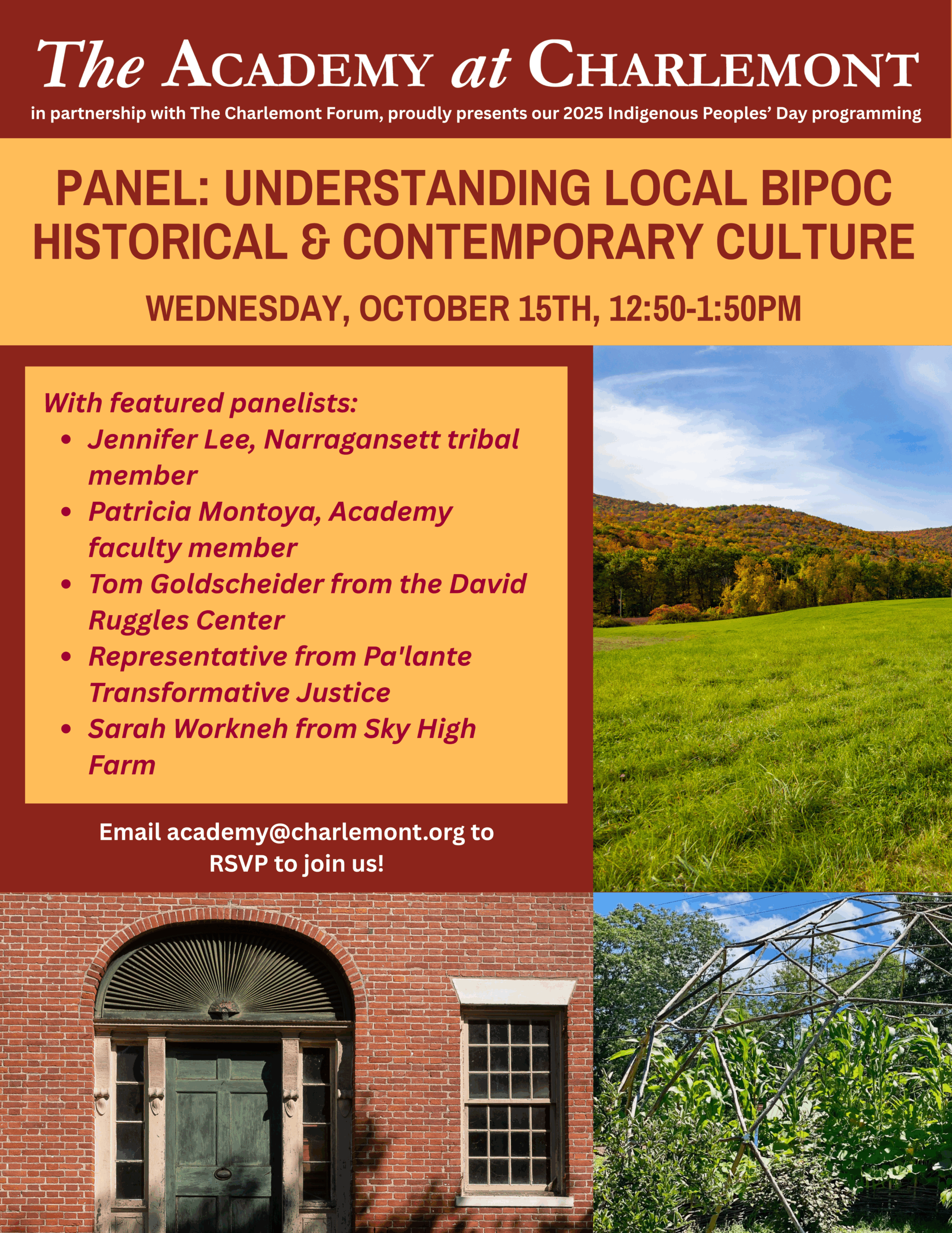 Wednesday, October 15th: Understanding Local BIPOC Historical ...