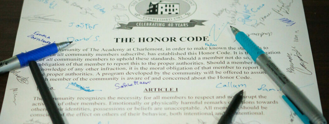 Honor Code - The Academy at Charlemont